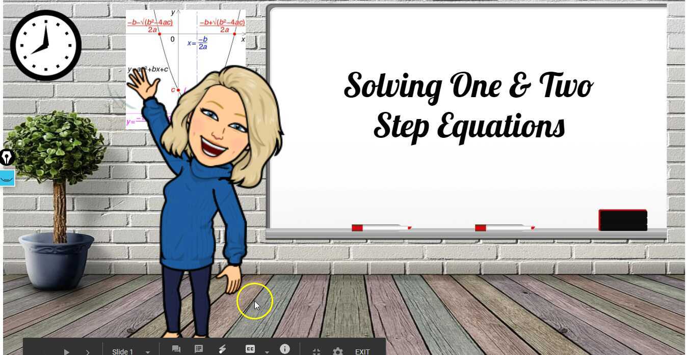 One & Two Step Equations