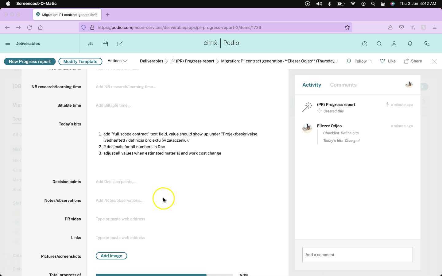 PR_Migration: P1 contract generation - Eliezer Odjao (Thursday, June 02 ...