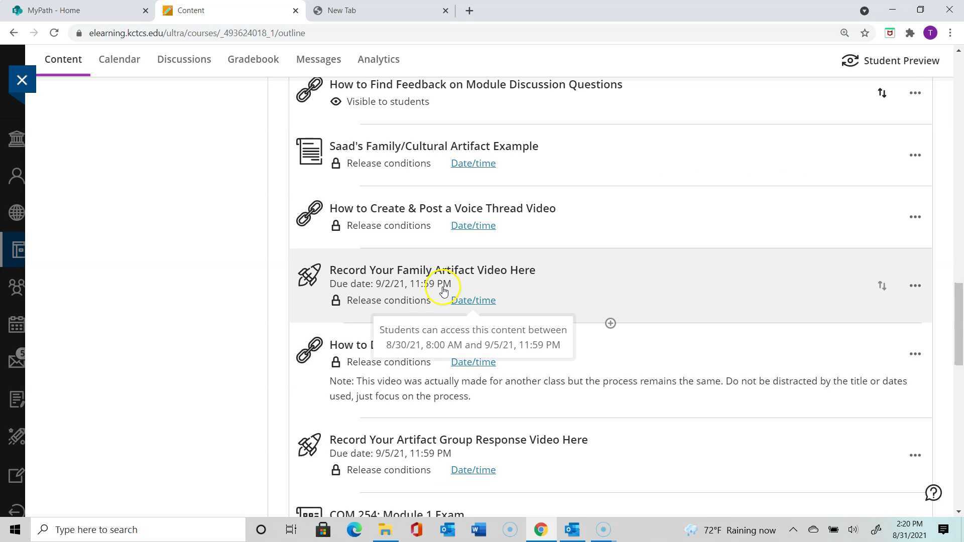 COM 254 How to Create a Response Video (2)
