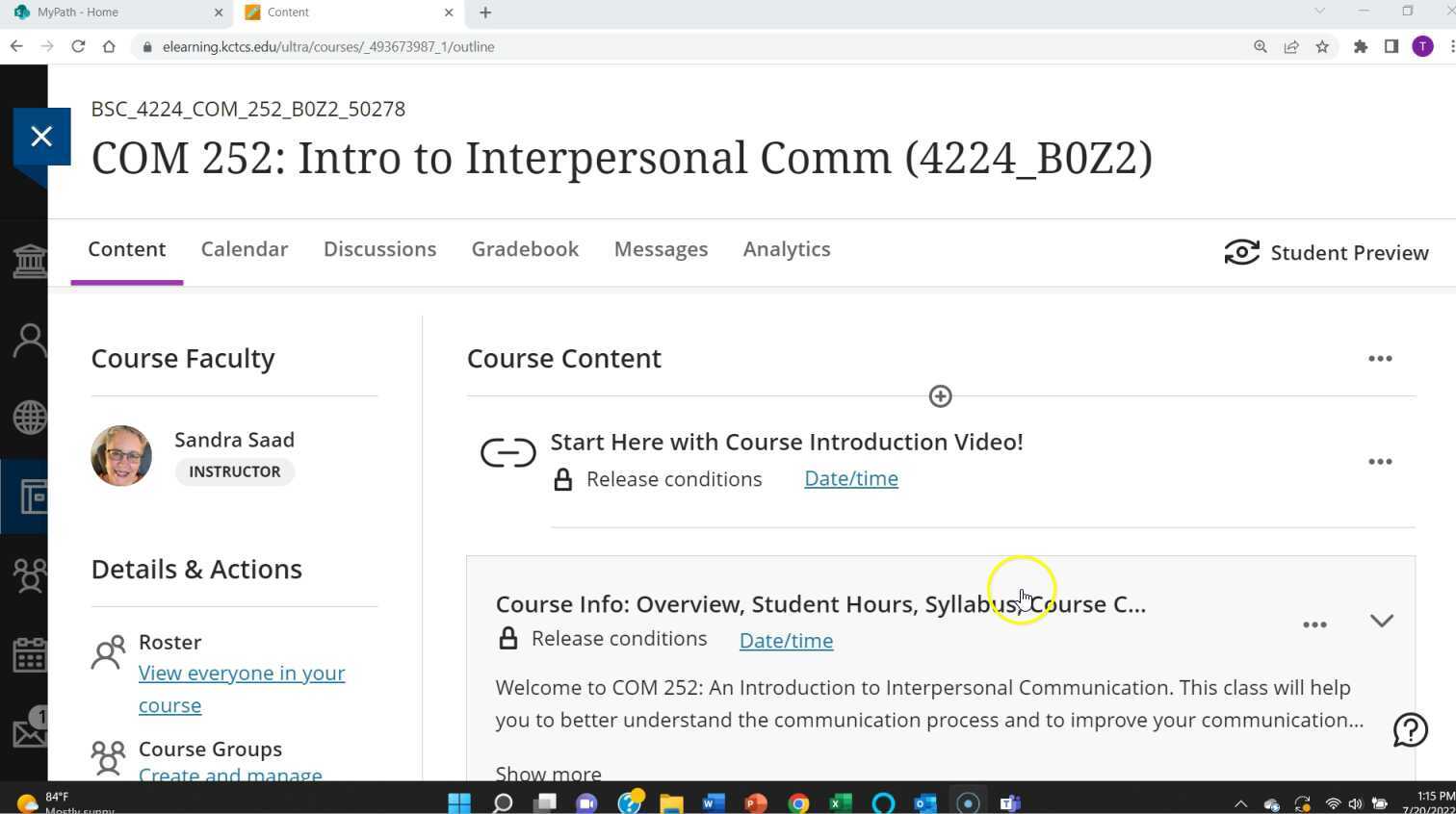 Course Introduction Video