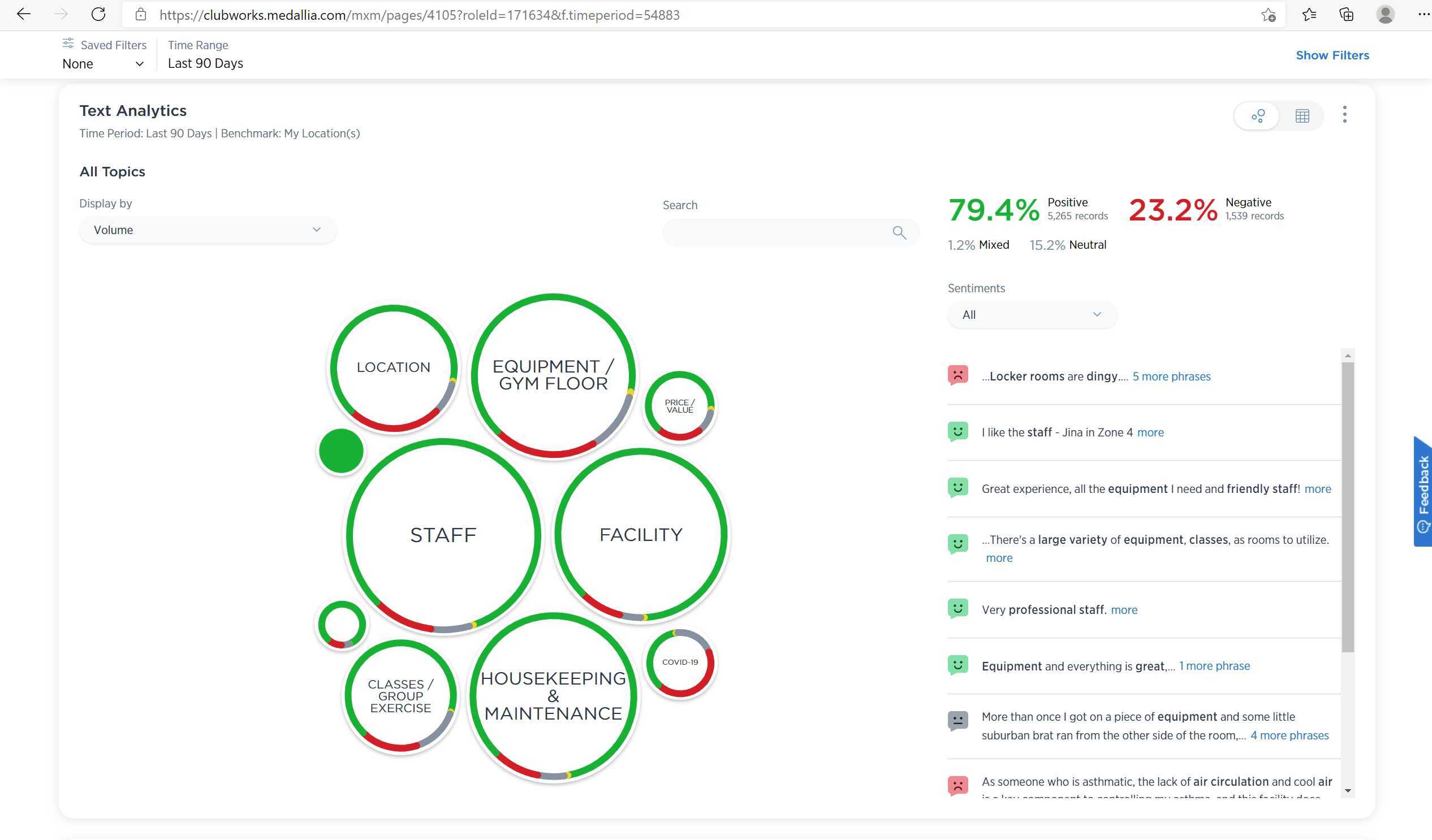 Medallia - NPS by Member Check-in (Robin)