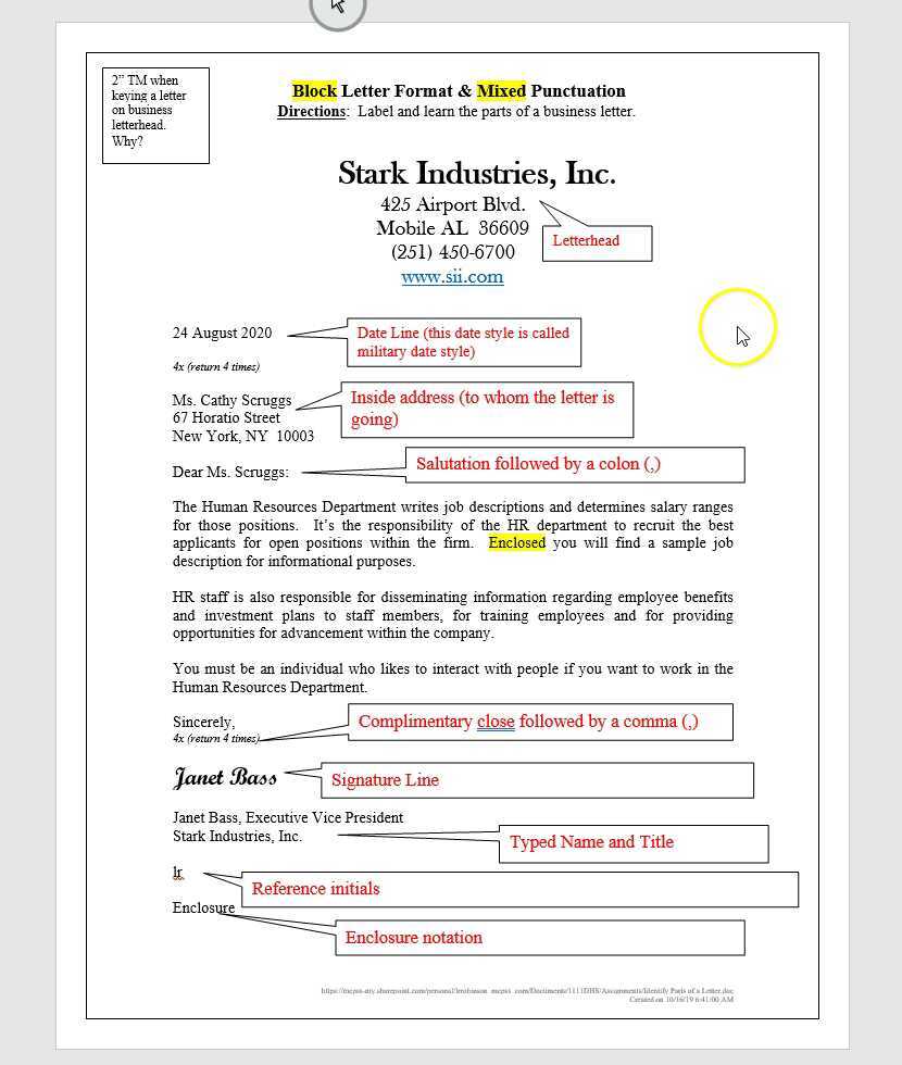 Block Letters & Mixed Punctuation