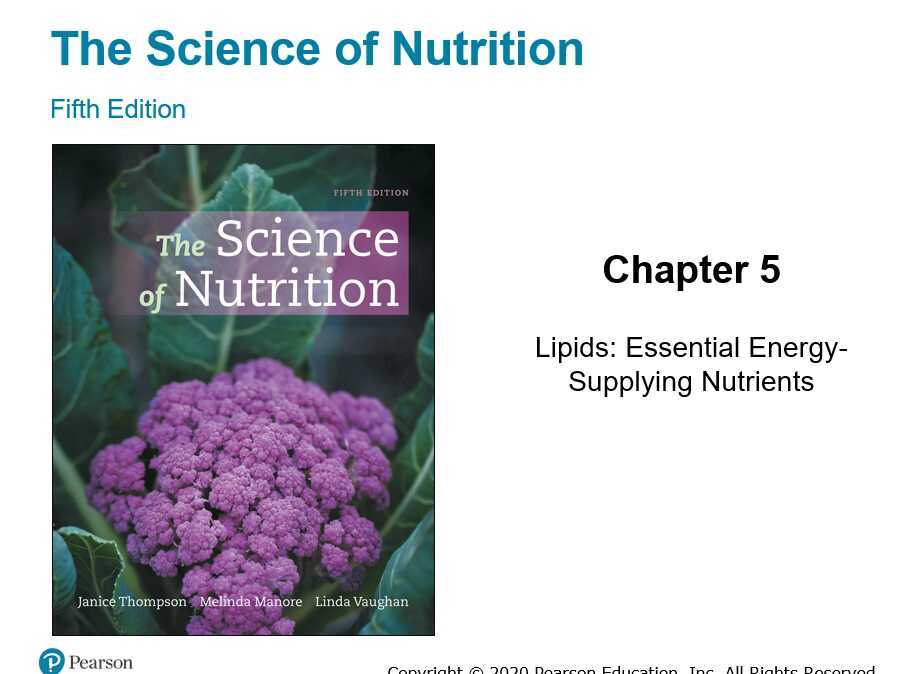 CH 5 Lipids Nutrition