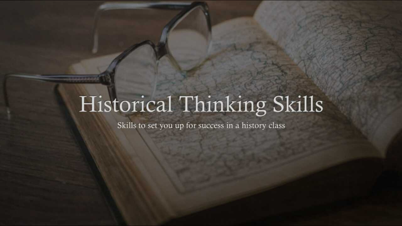 Historical Thinking Skills #1-2