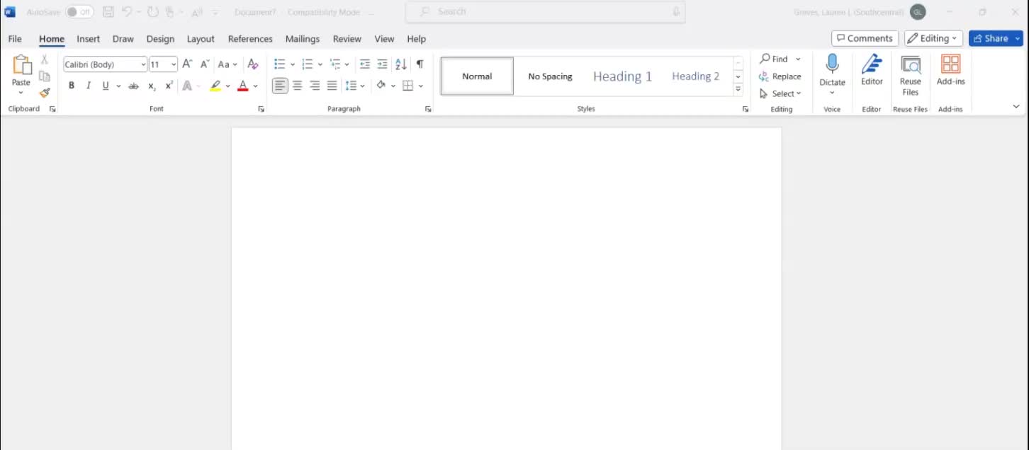 How to save your Word document as a .pdf