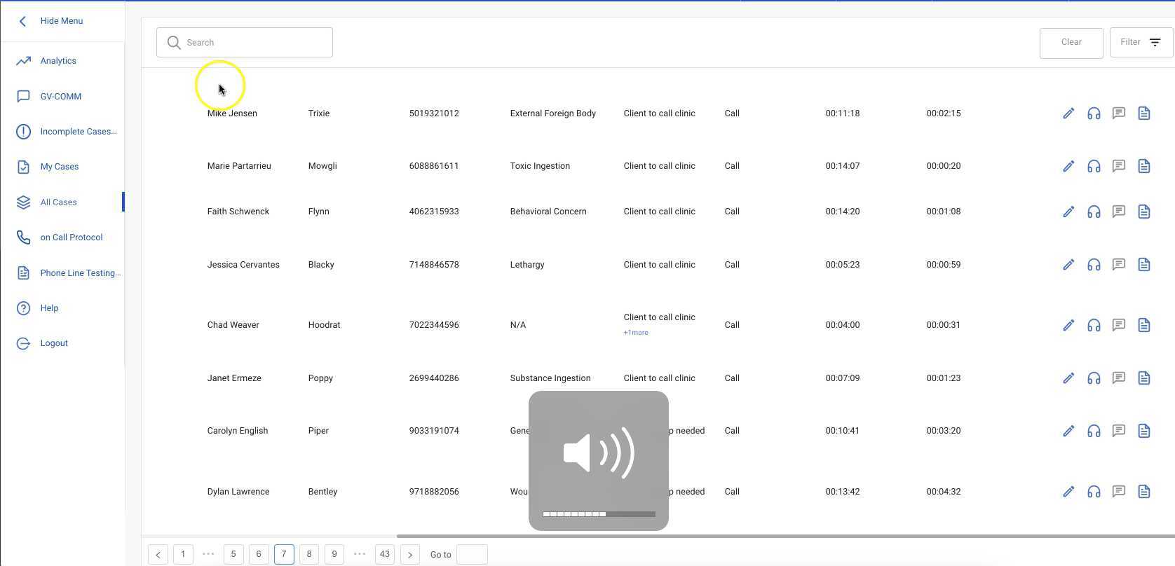 How to Search for a CSR to do Call Reviews.