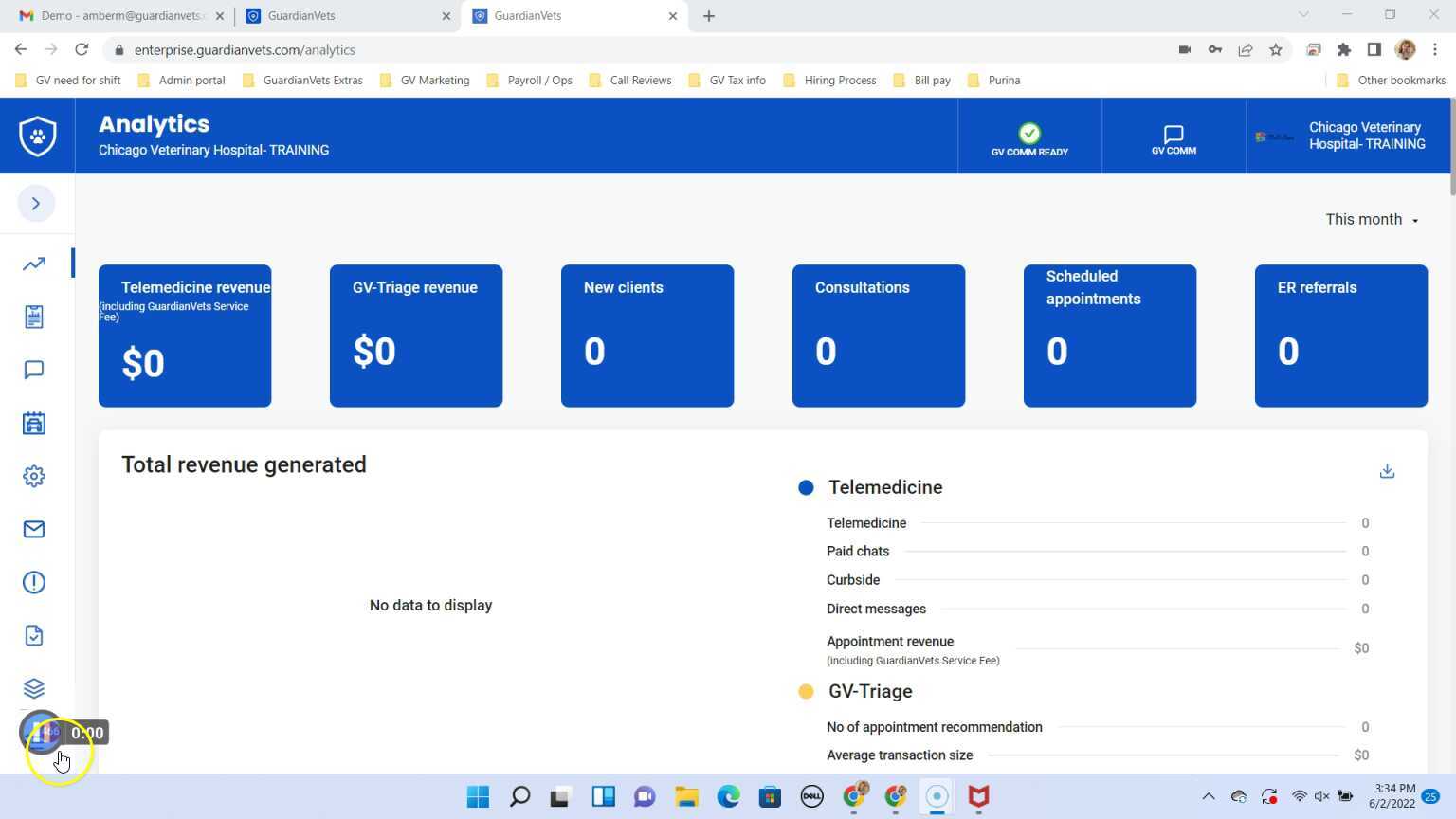 GV portal walkthrough demo
