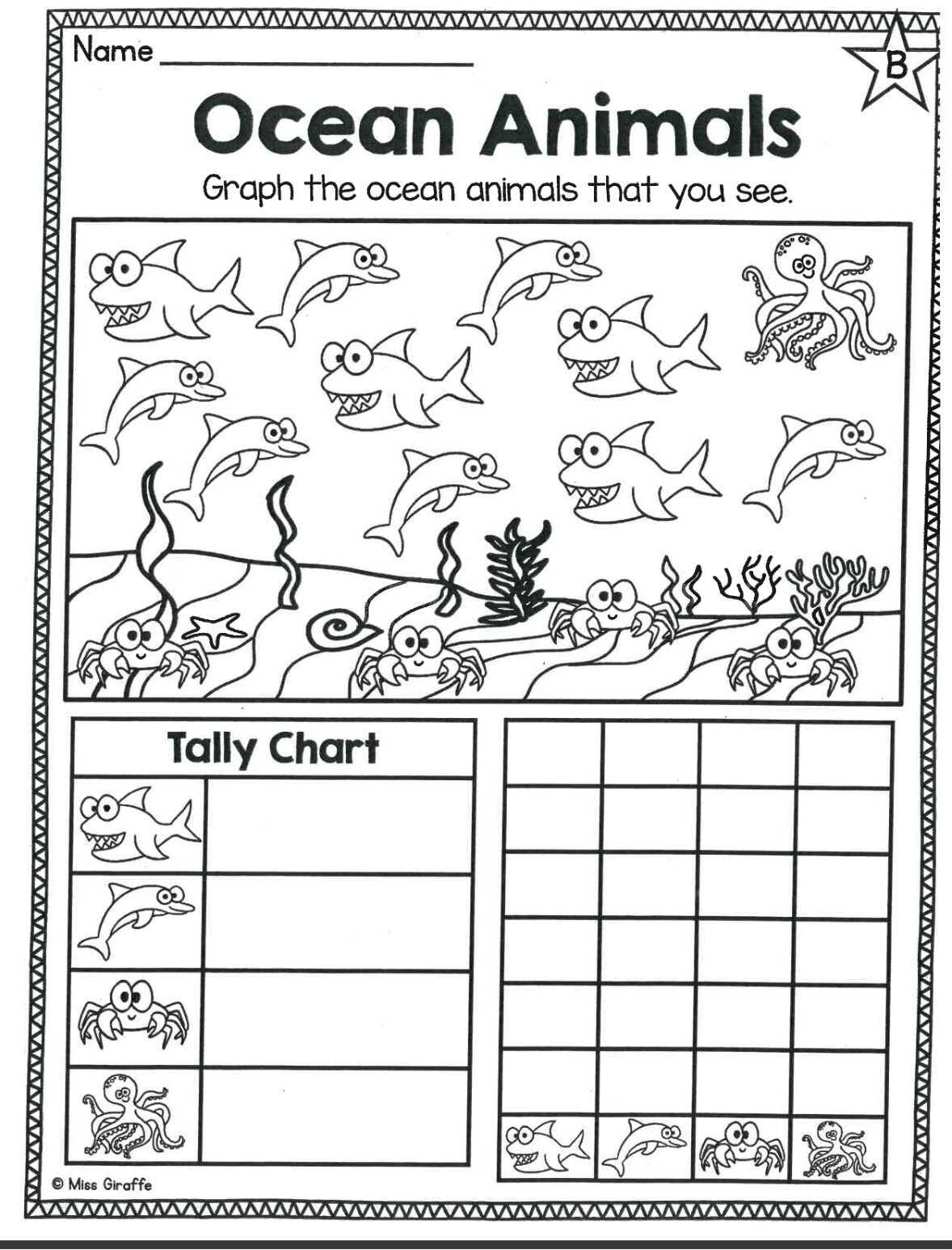 Ocean Animals Graph