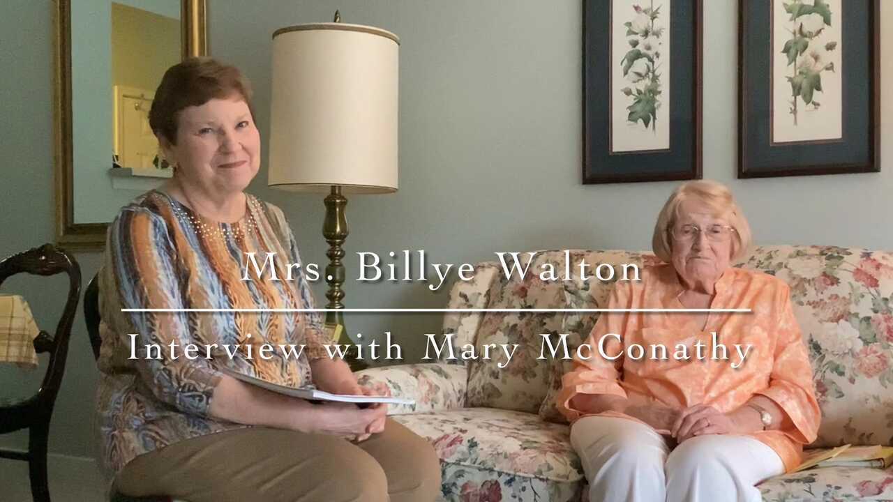 Mrs. Billye Walton PEO Interview (abridged version)