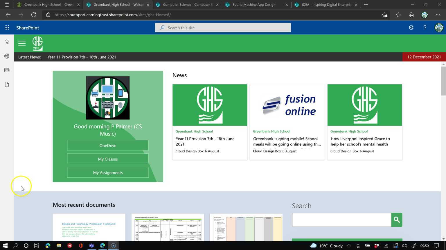 Welcome to Microsoft Sharepoint