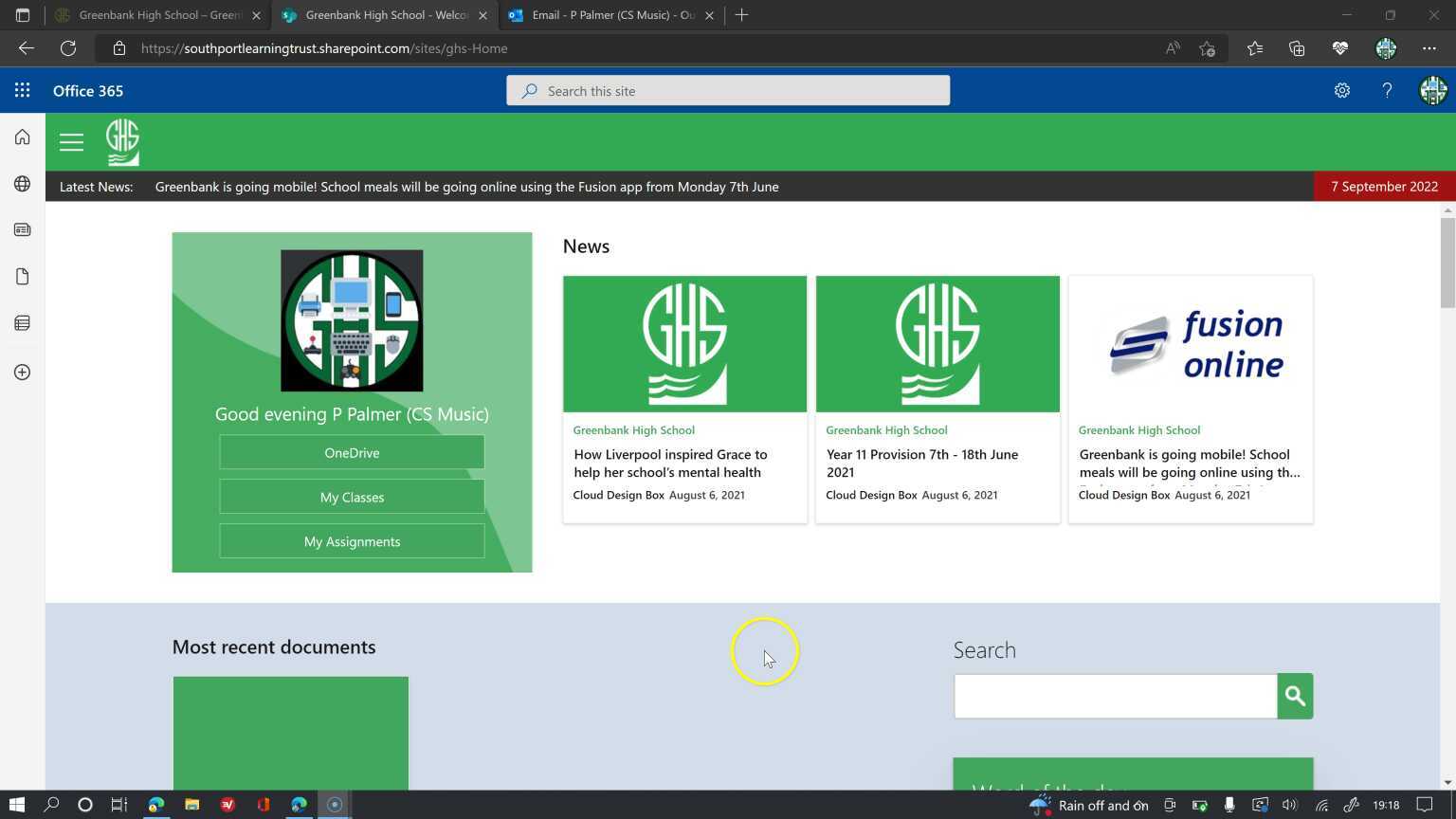 Microsoft Sharepoint Teams Assignments and Class Notebook