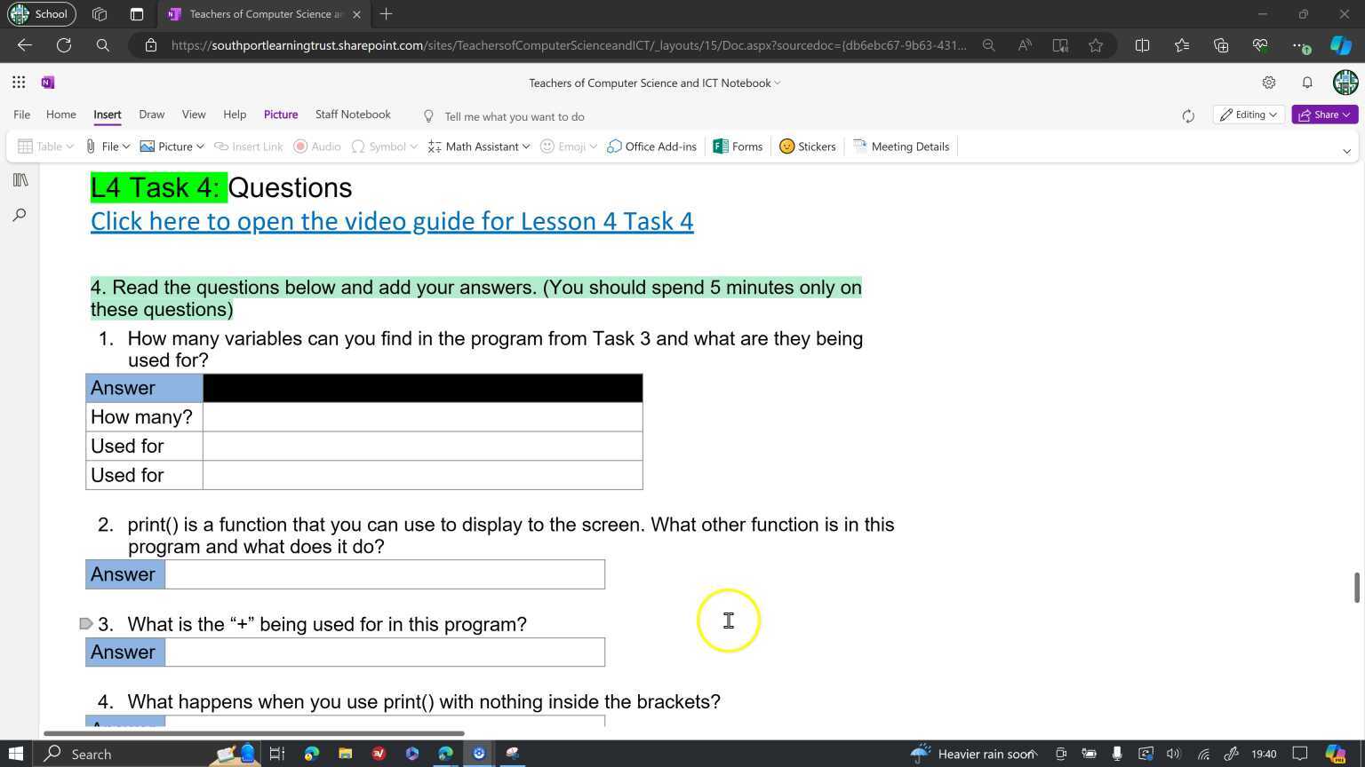 Algorithms and Programming L4 T4