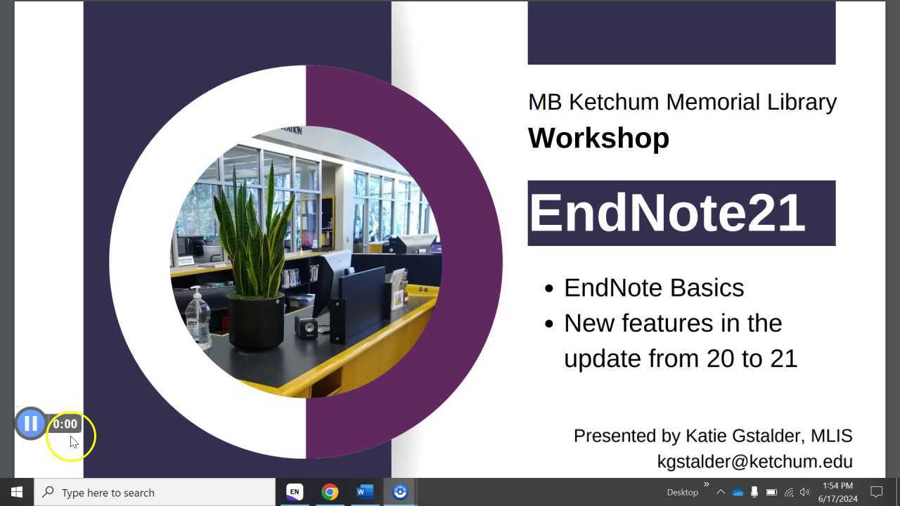 Endnote21 Essentials