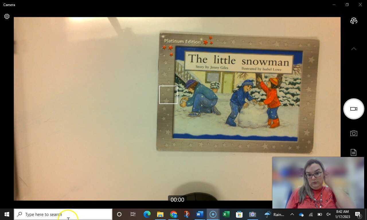 The Little Snowman Read Aloud and WW