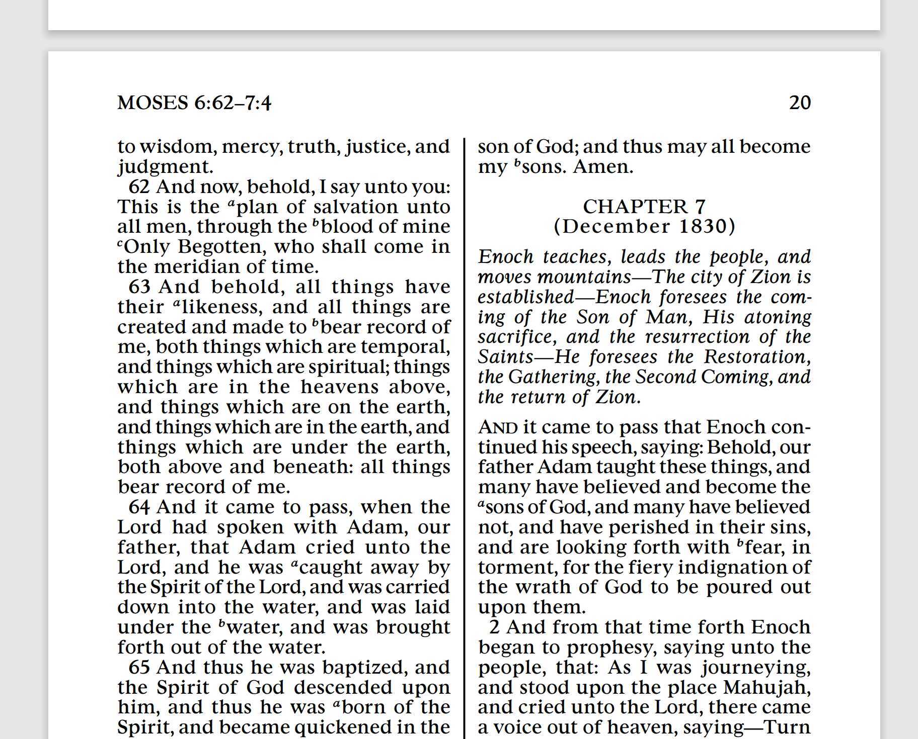 Moses 7