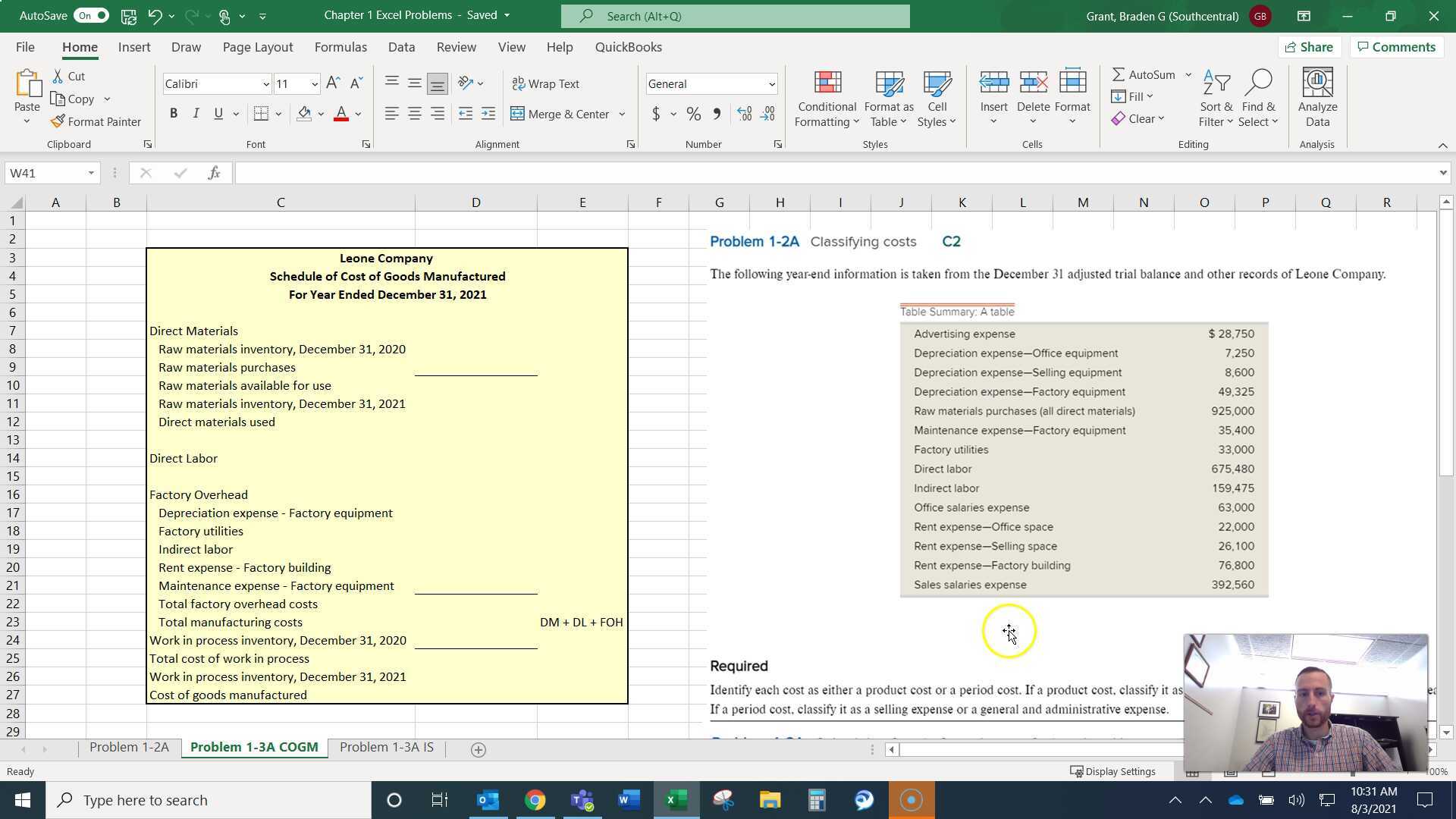 ACC 202 Chapter 1 Part 3