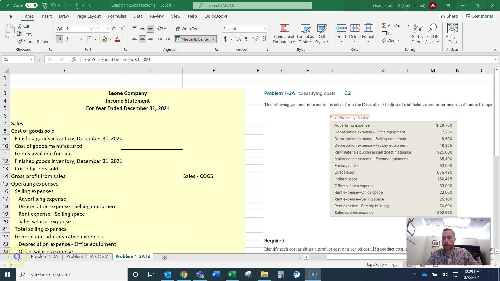 ACC 202 Chapter 1 Part 4
