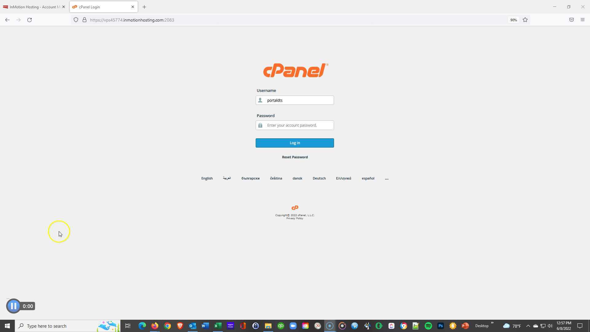 cPanel SSL portal.dtsolutions.com process and setting auto-renewal to yes