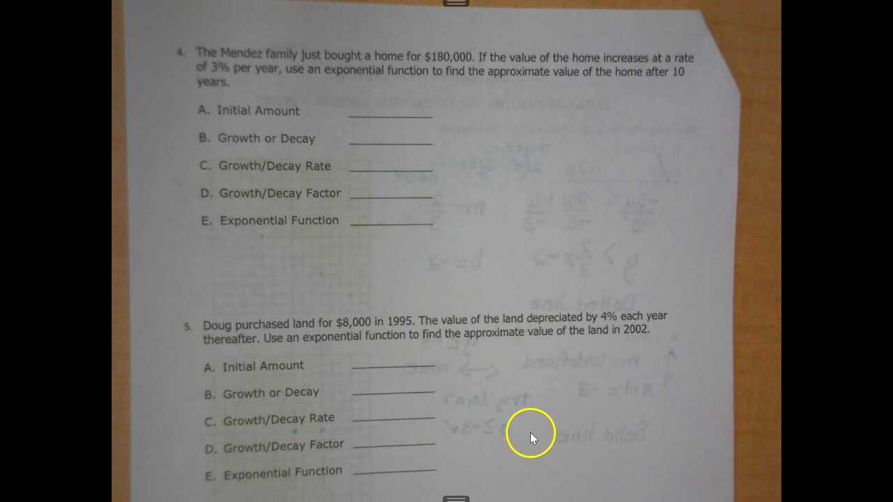 ALGEBRA HONORS TEST #1 REVIEW QUESTIONS 4-7