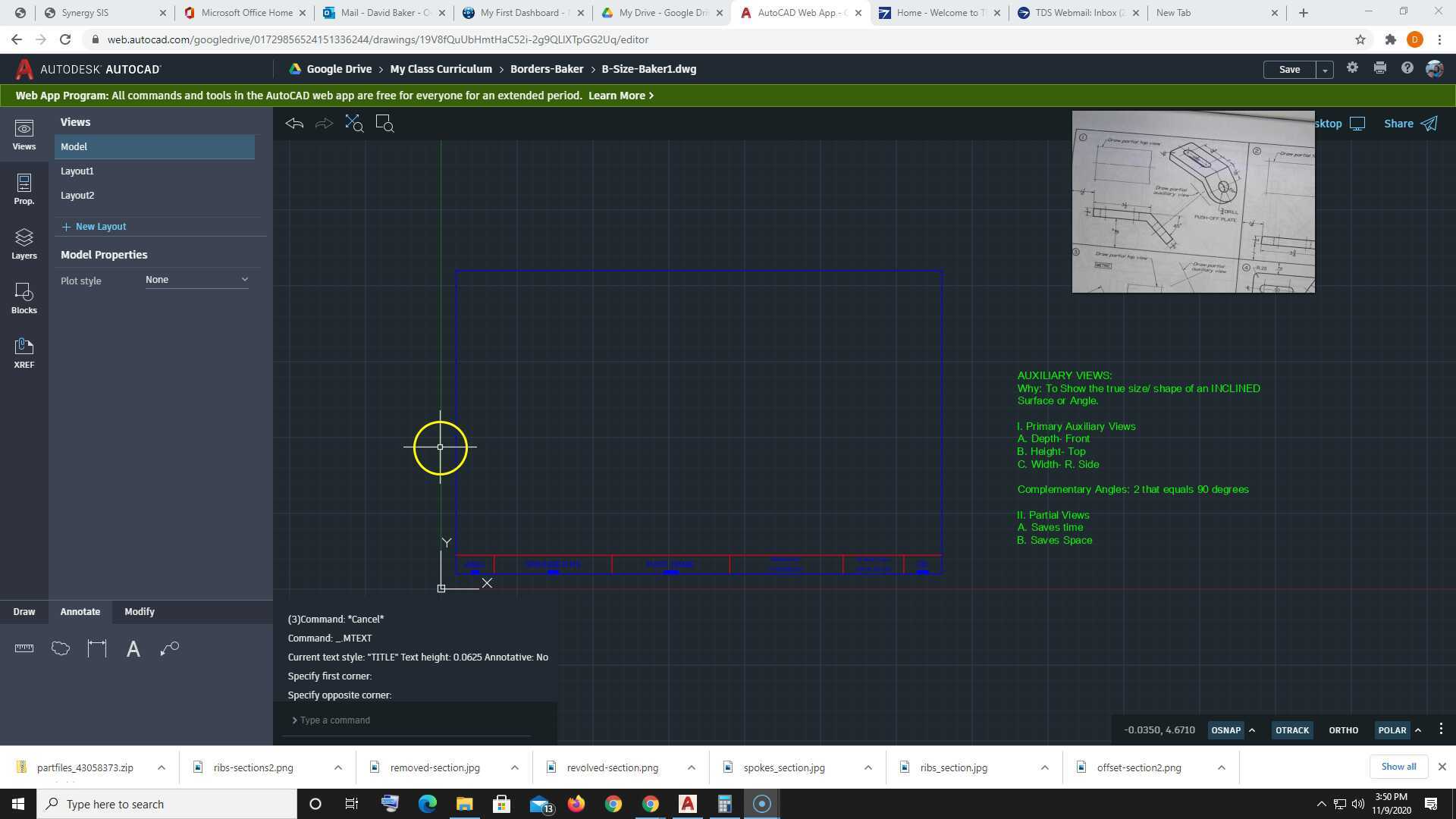 A&EII: Auxiliary Views - Intro Fig13-20-1