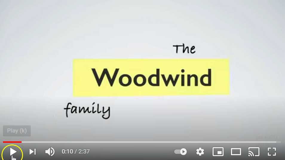 Kinder - Woodwind Family