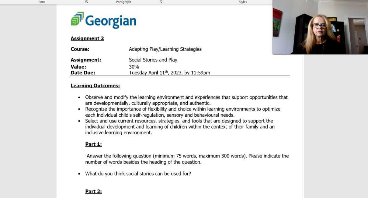 Assignment 2-Adapting