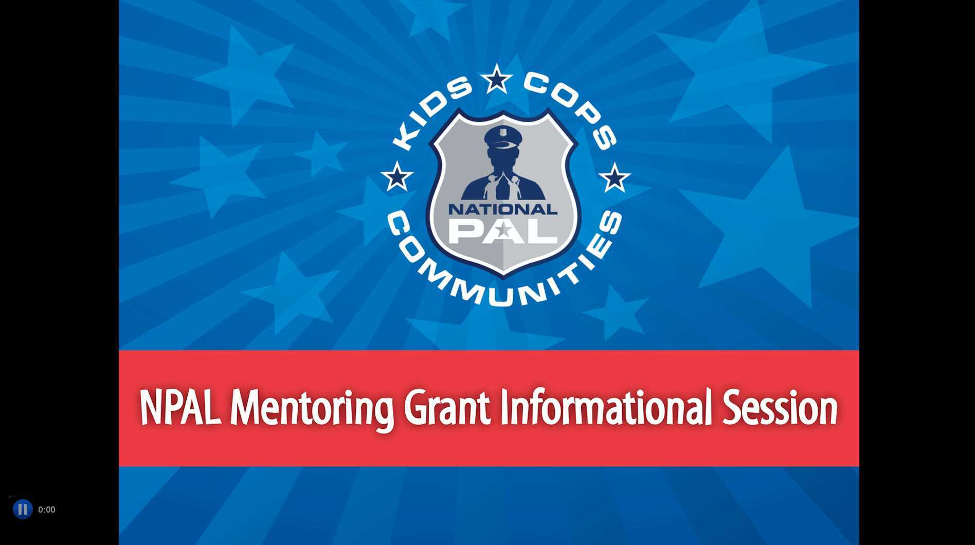 NPAL New Grantees Informational Session