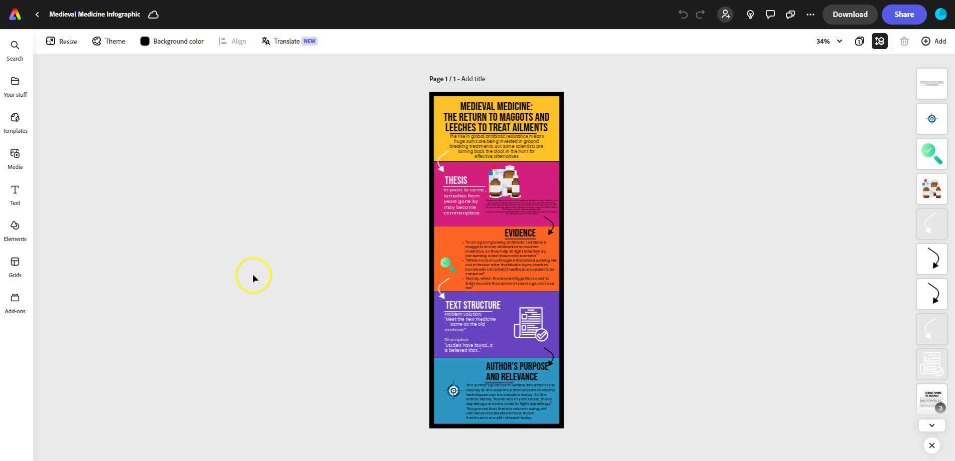 Adobe Express Infographic