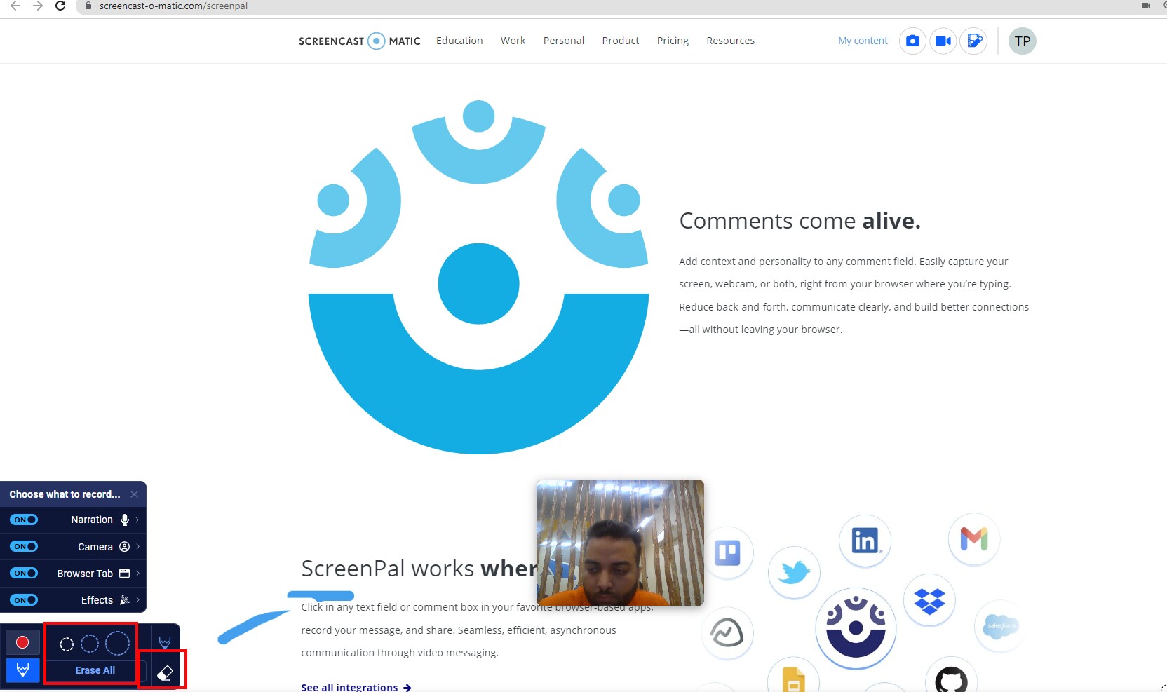 Snip - ScreenPal - Video Messaging Extension - Screencast-O-Matic ...