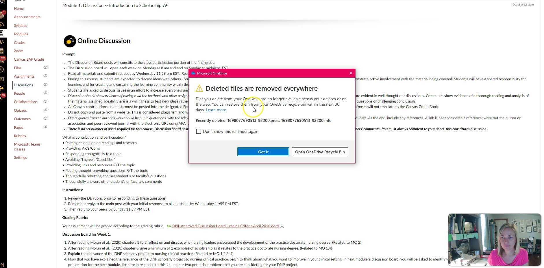 DNP 800 Discussion Board Tips for Success