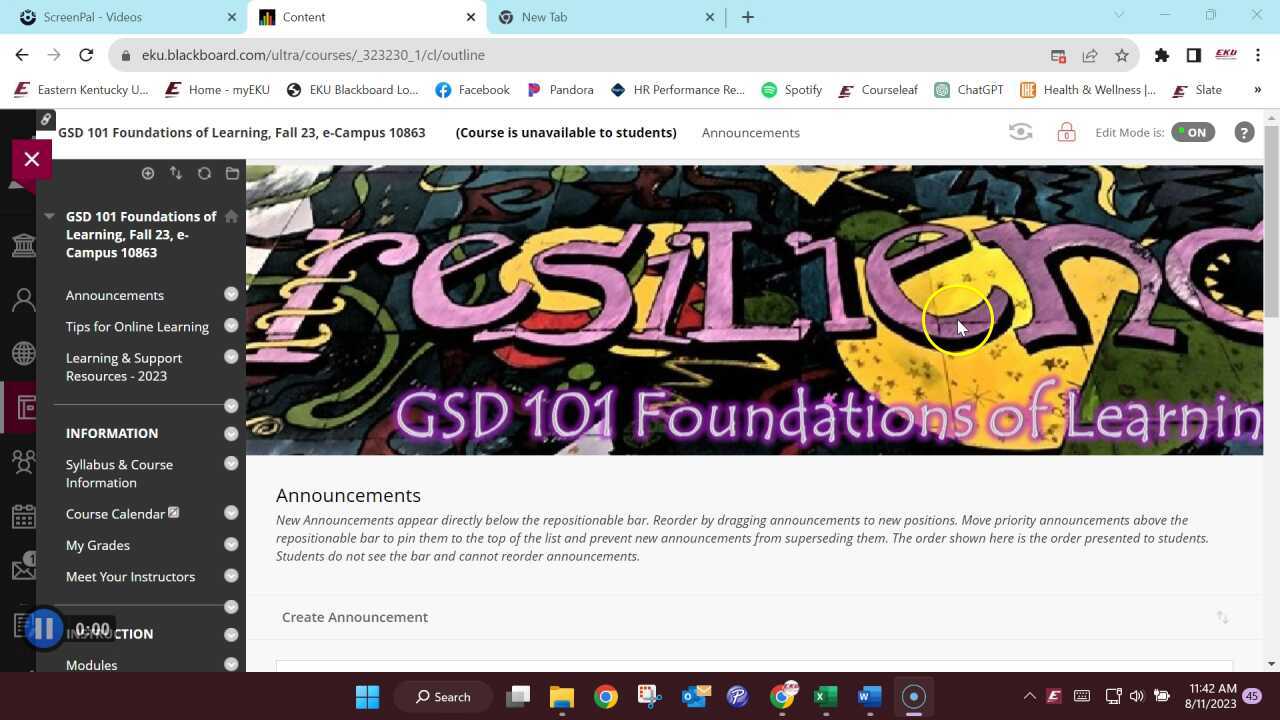 GSD Module 1 - Fall 23A