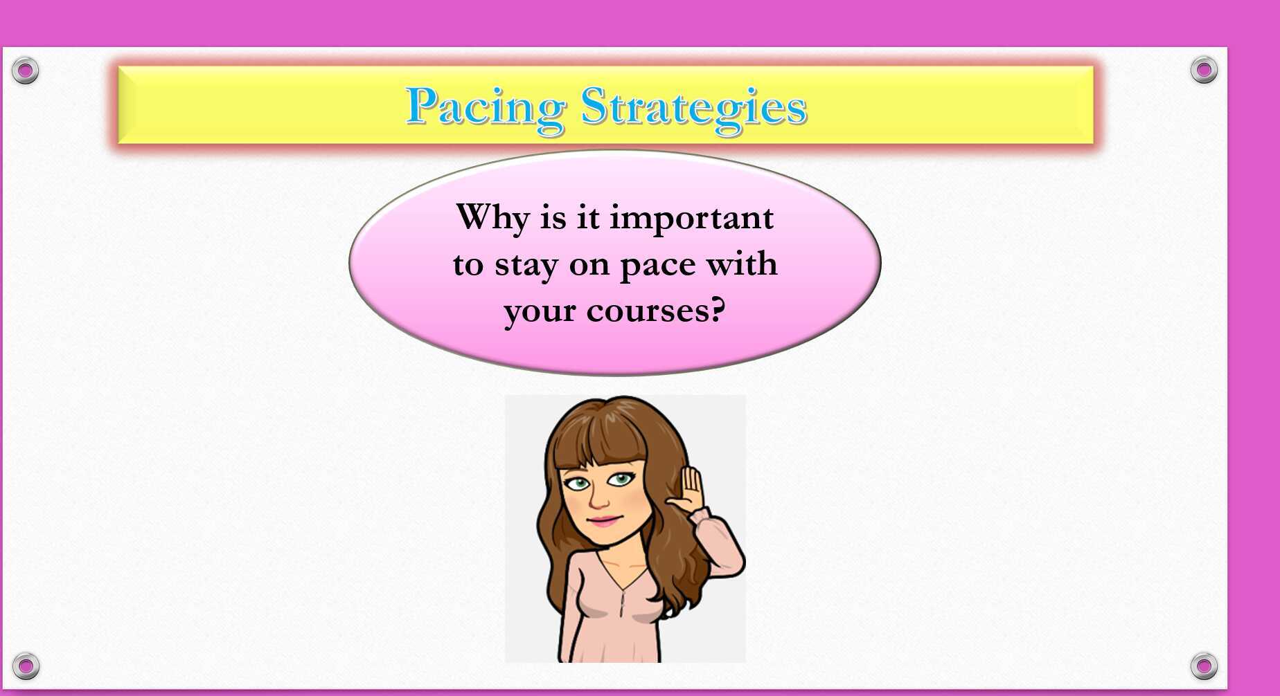 Pacing Strategies