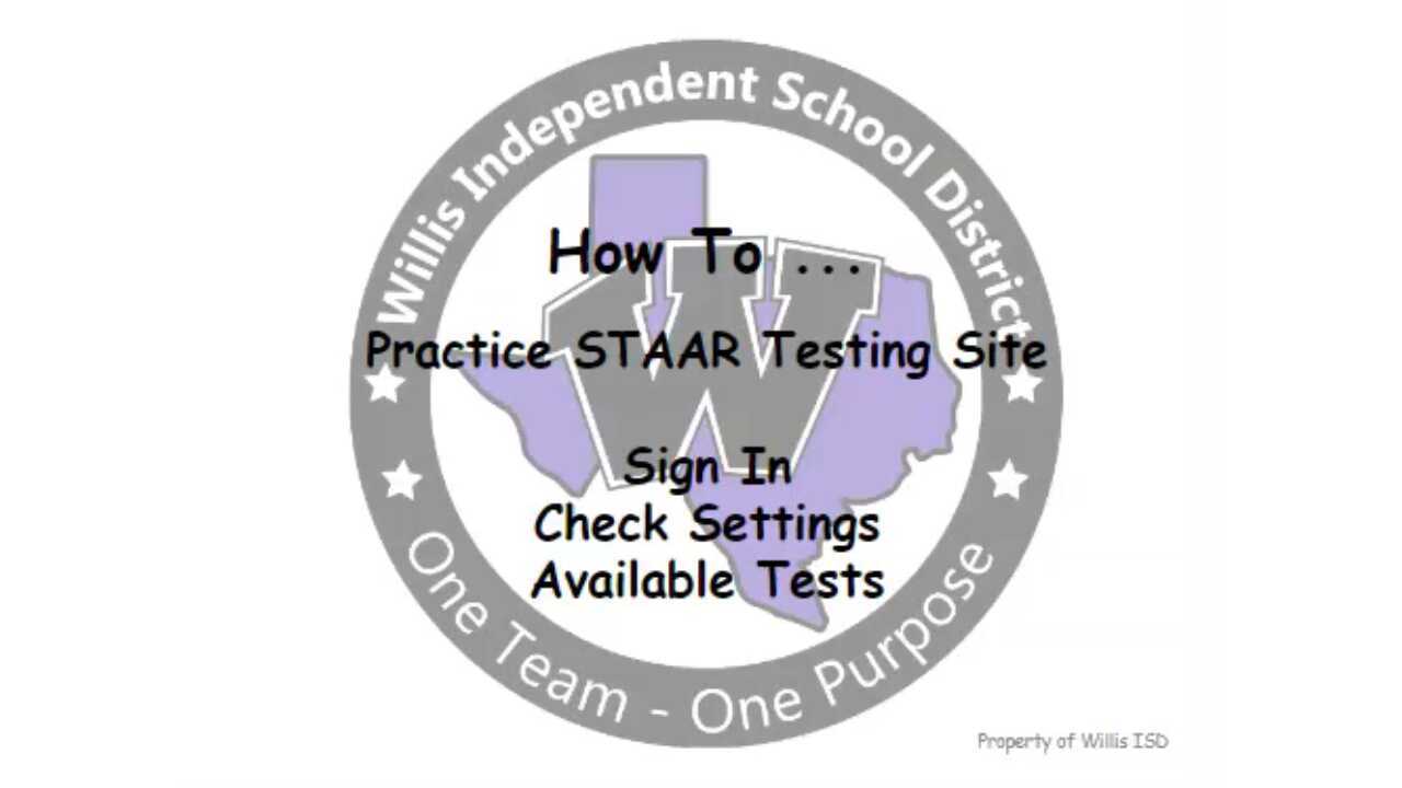 Practice STAAR Testing Site