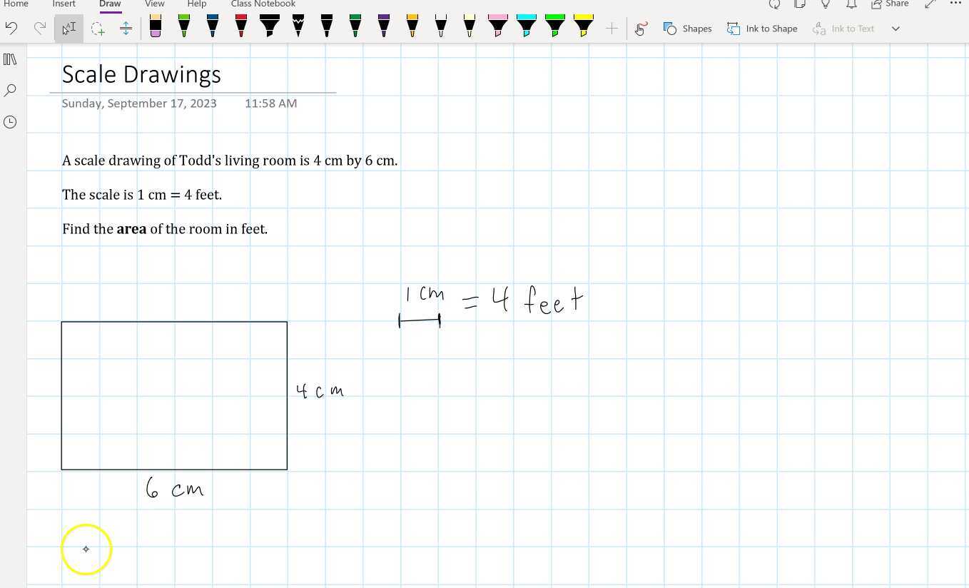 Scale Drawings Tutorial