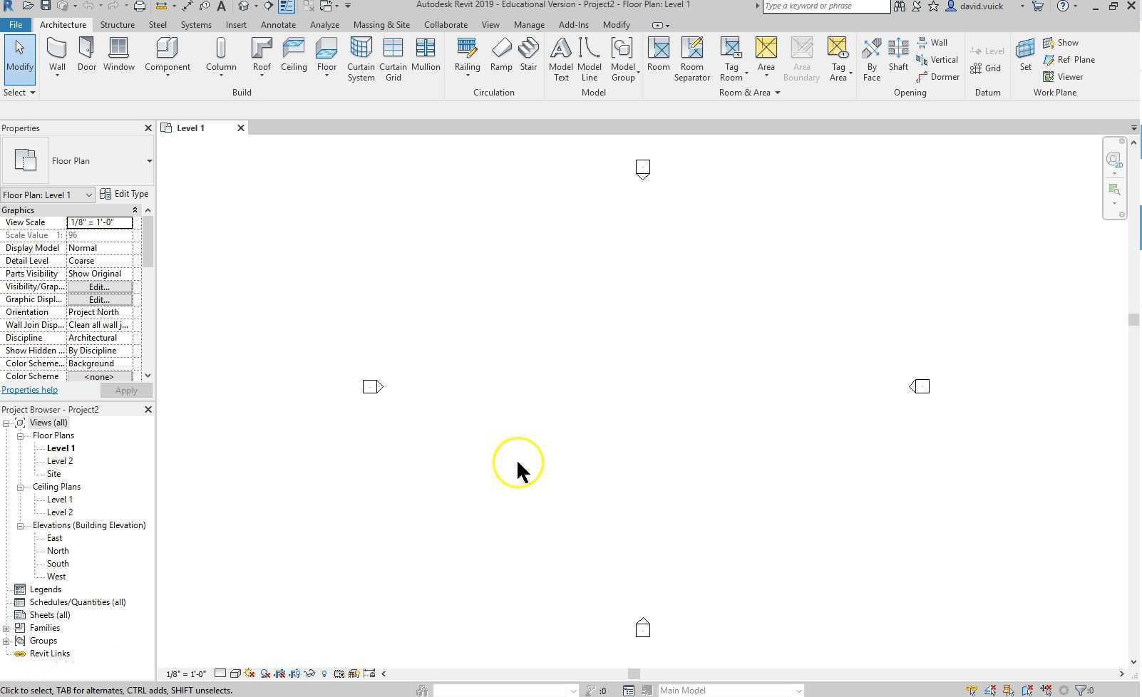 Revit - Creating a Shed Roof