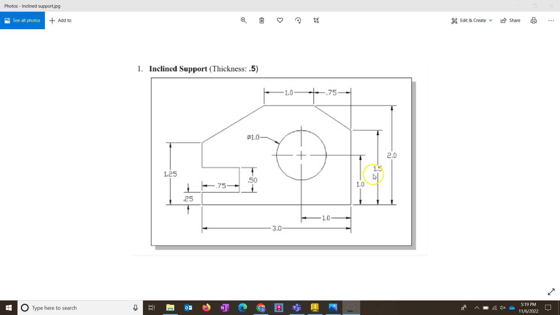 Inventor - Inclined Support