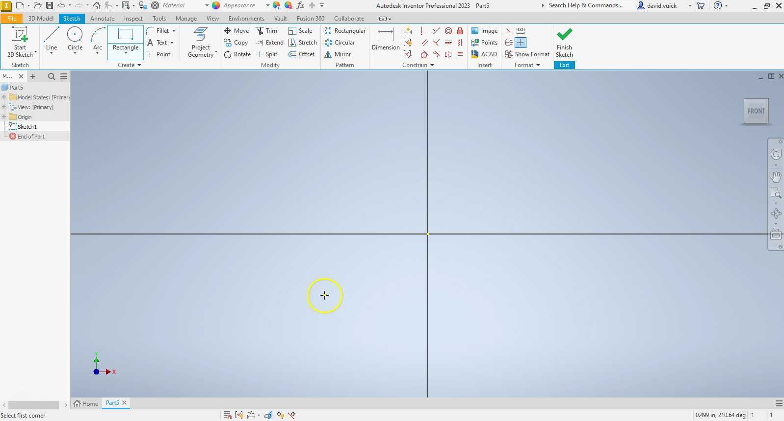 Inventor - Polygon Tool