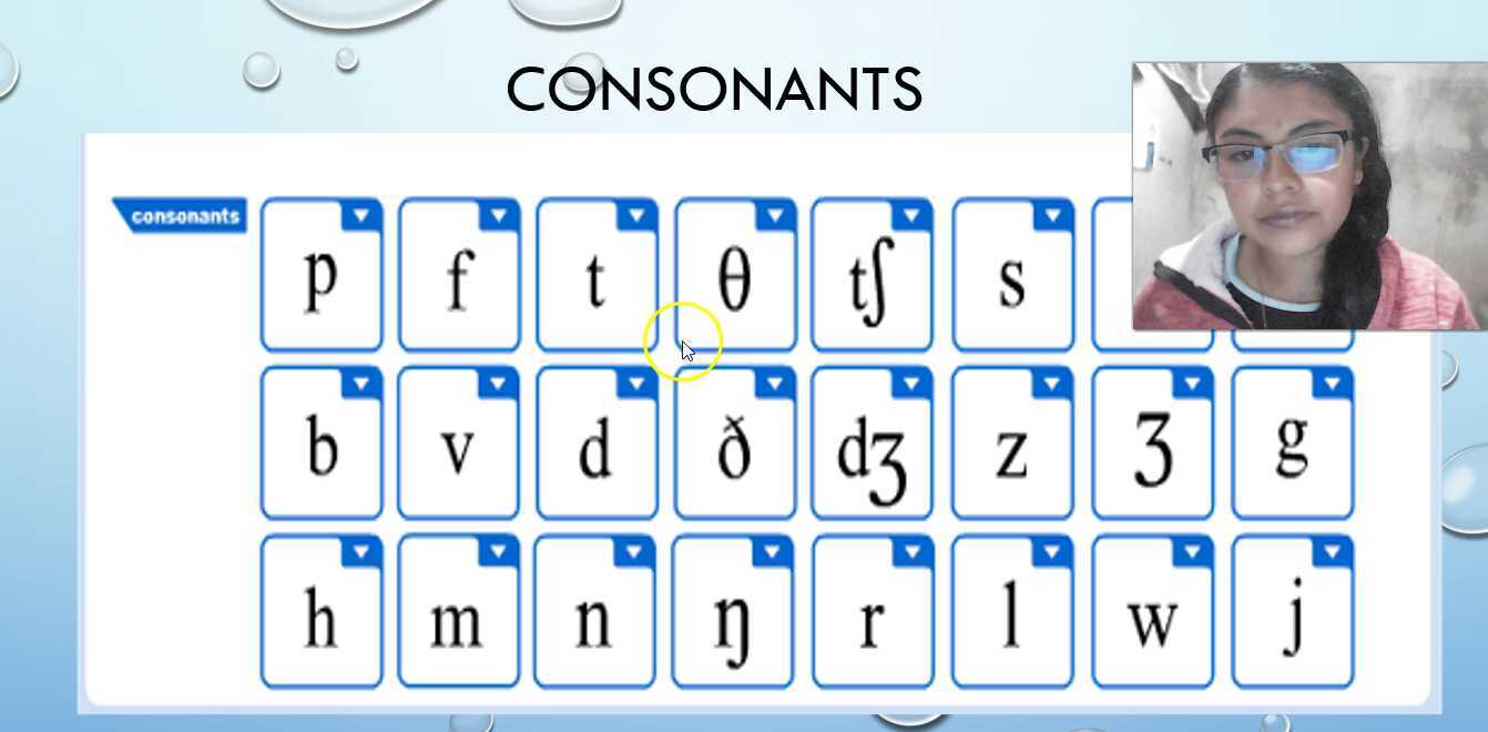 consonants english