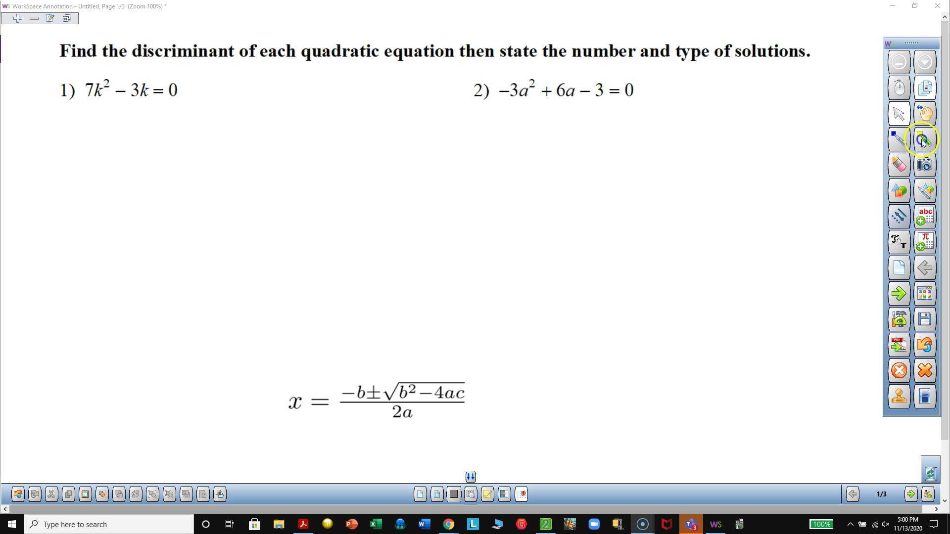 2.02 The Discriminant