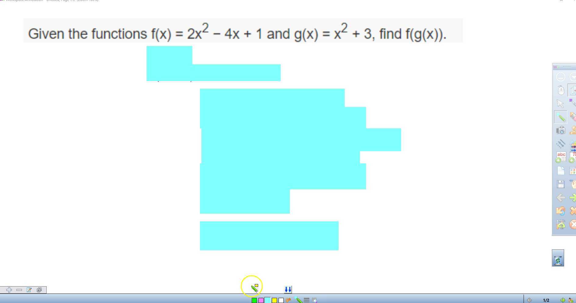 F g x With Word Problem f-g-x-with-word-problem
