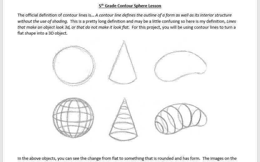 5th-Contour Line Sphere