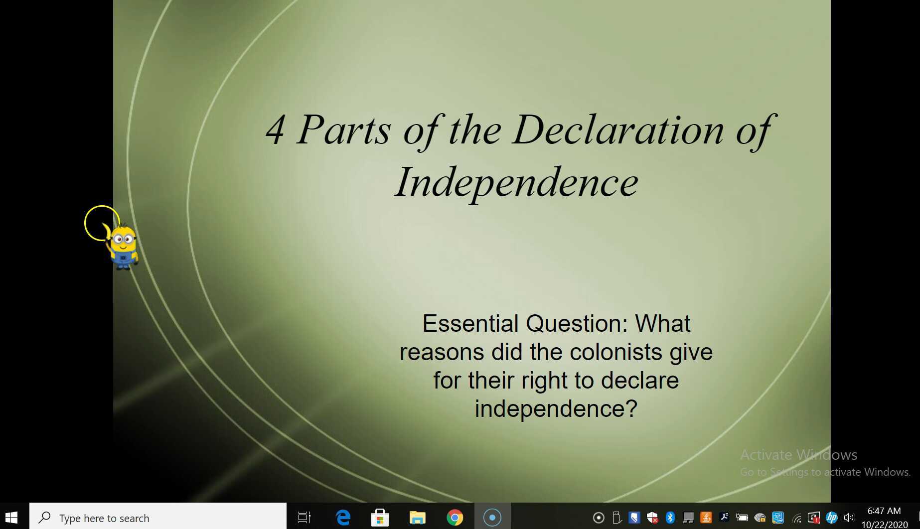 Parts of Declaration