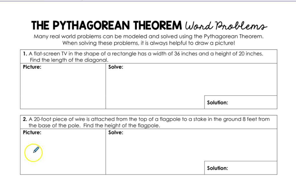 Video - Pythagorean Theorem Word Problems