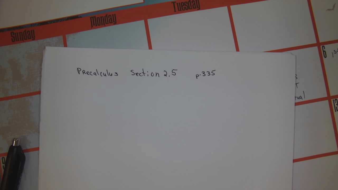 Precalculus page 335-336