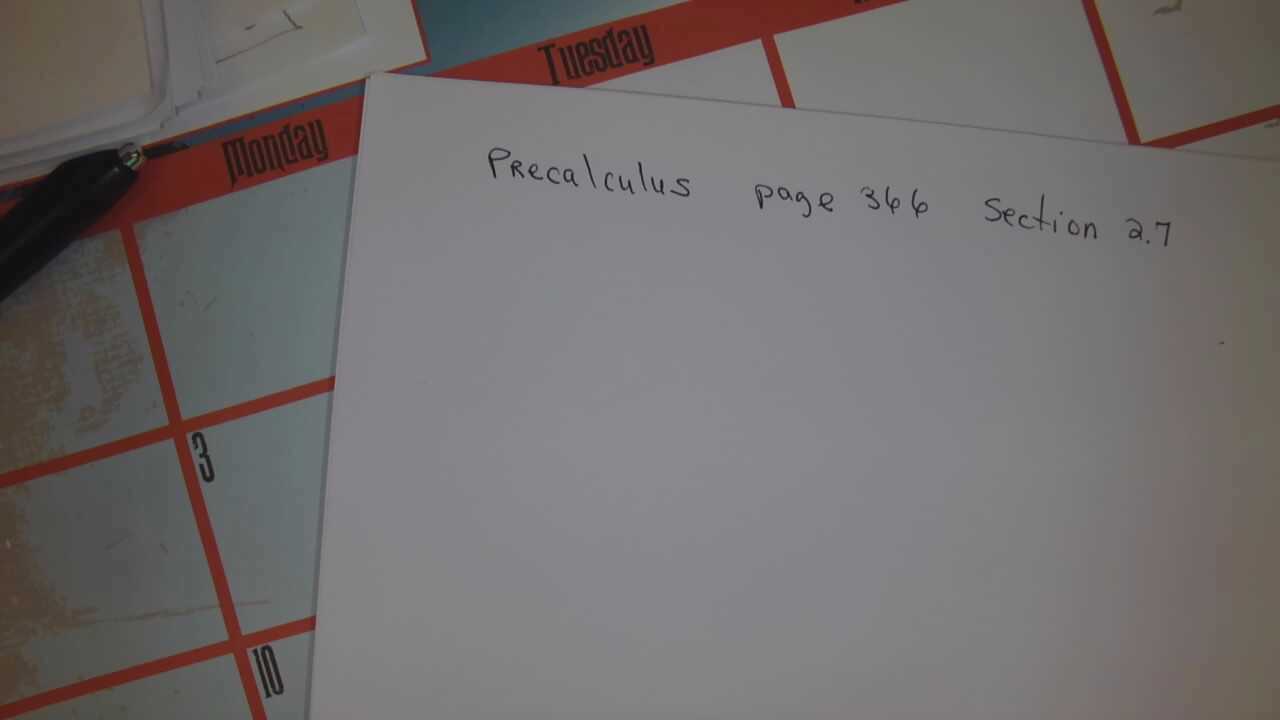 Precalculus page 366