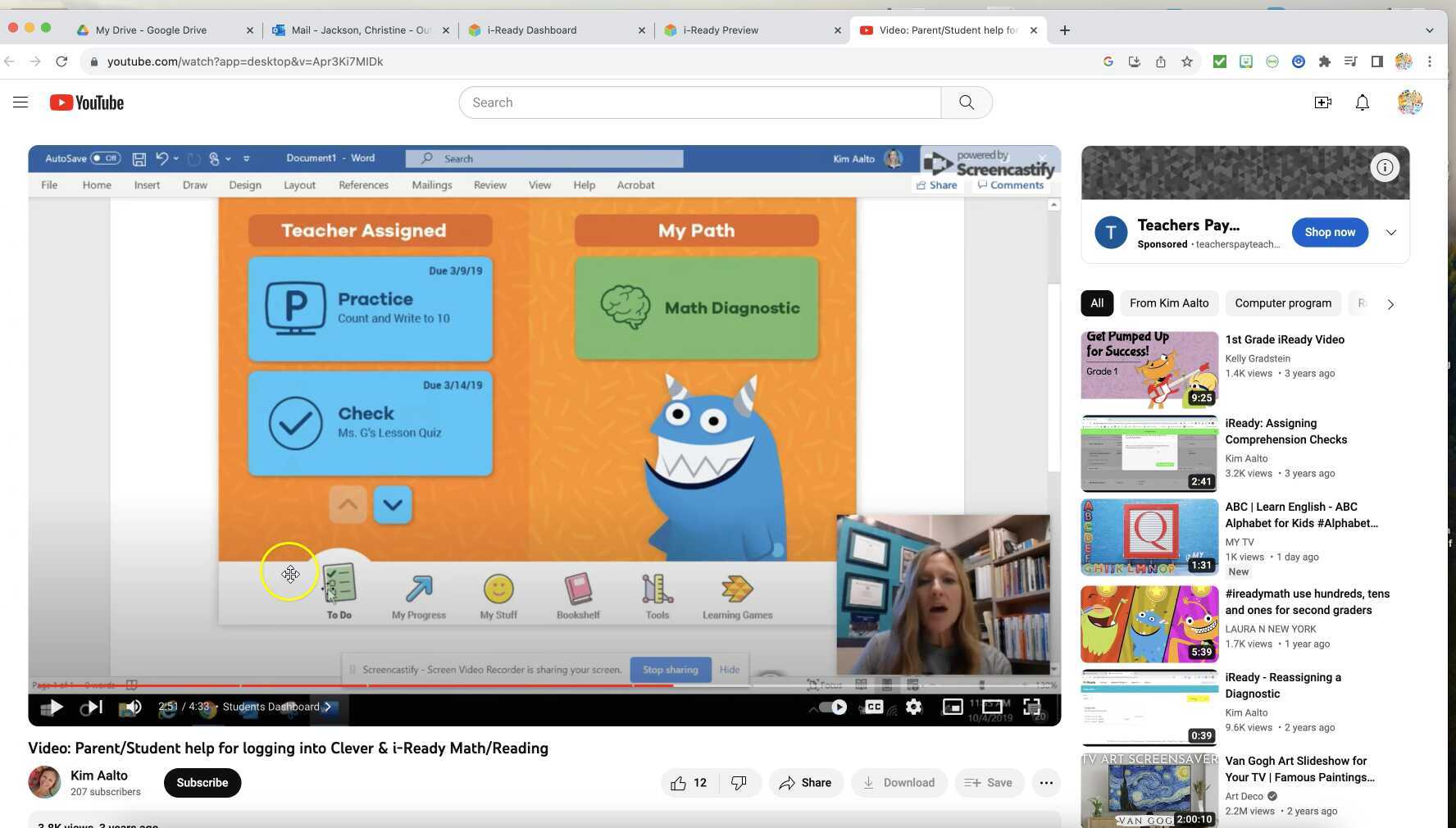 Parent Involvement Comprehension Check Tutorial