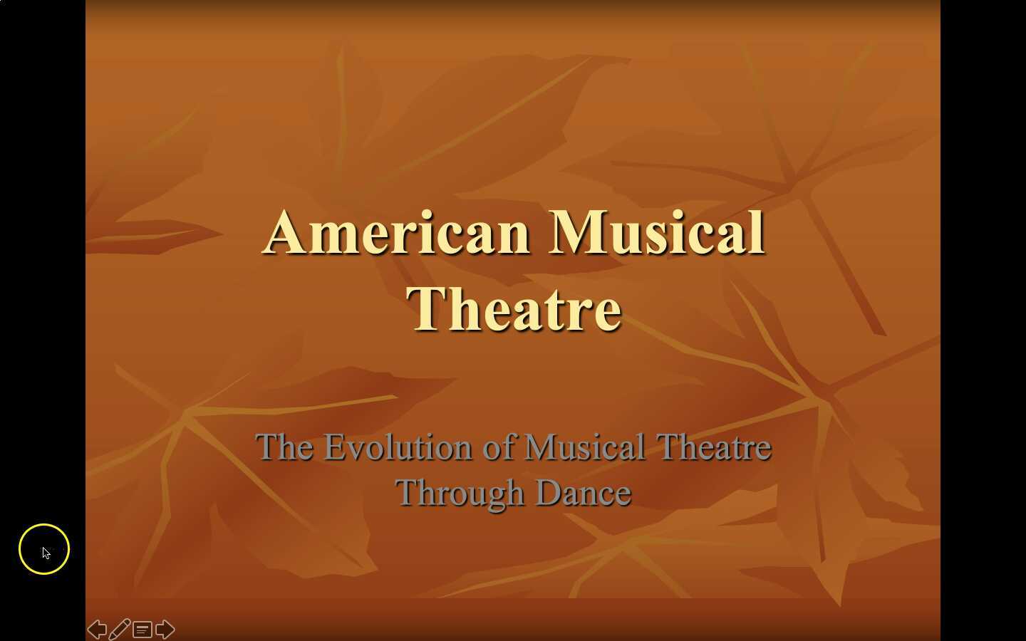 American Musical Theatre Dance Part 2