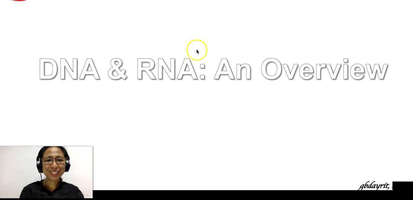 Sample dna vs RNA rev History