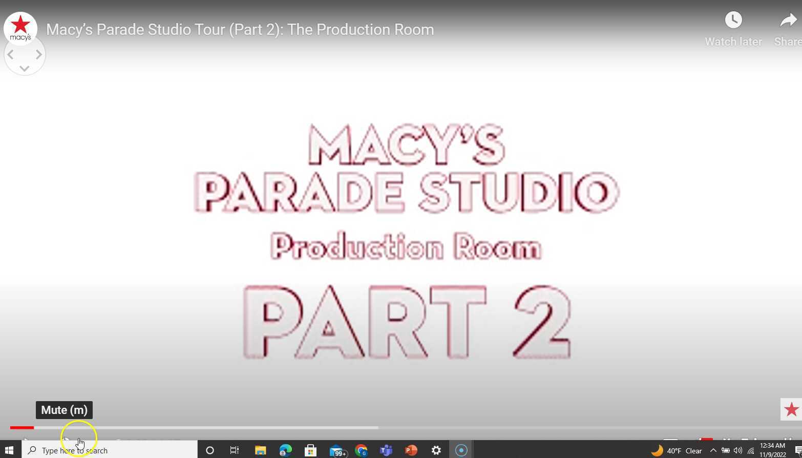 Parade Studio Part 2