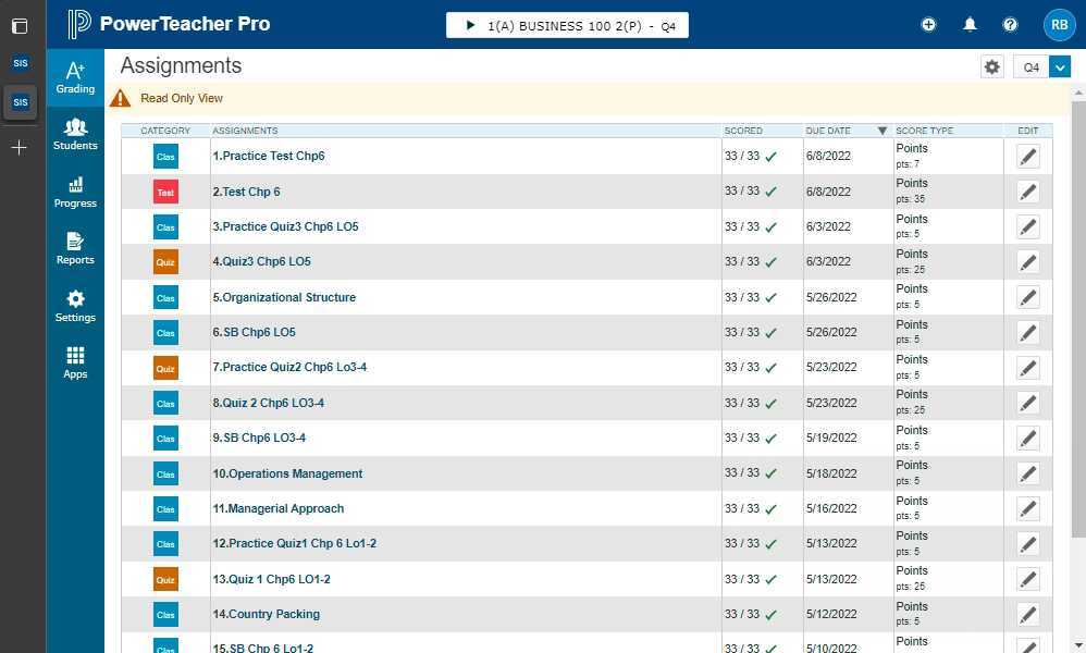 Final Grade Report Creation